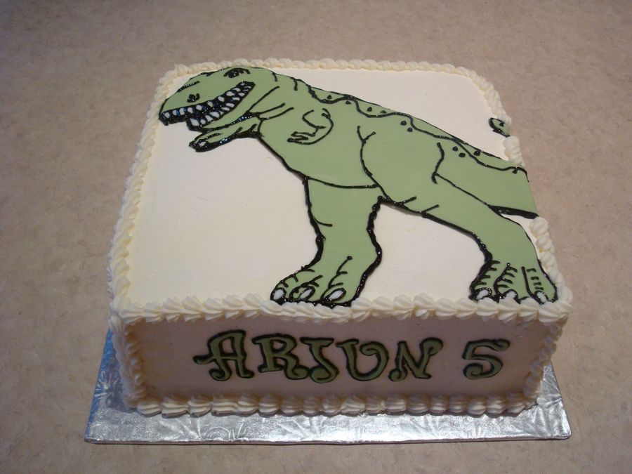 T- Rex Cake - CakeCentral.com