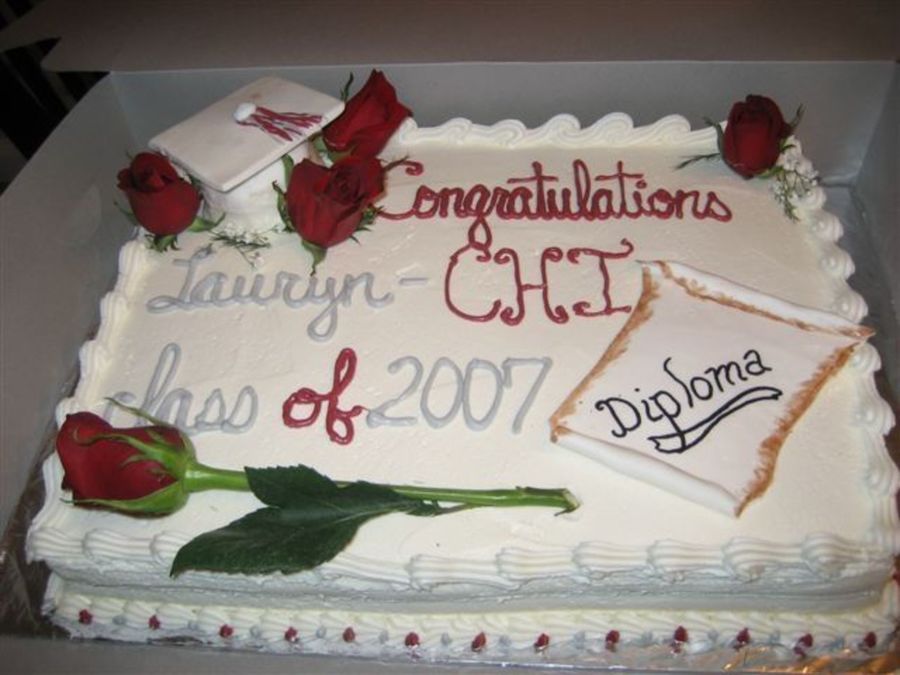Grad Cake - CakeCentral.com