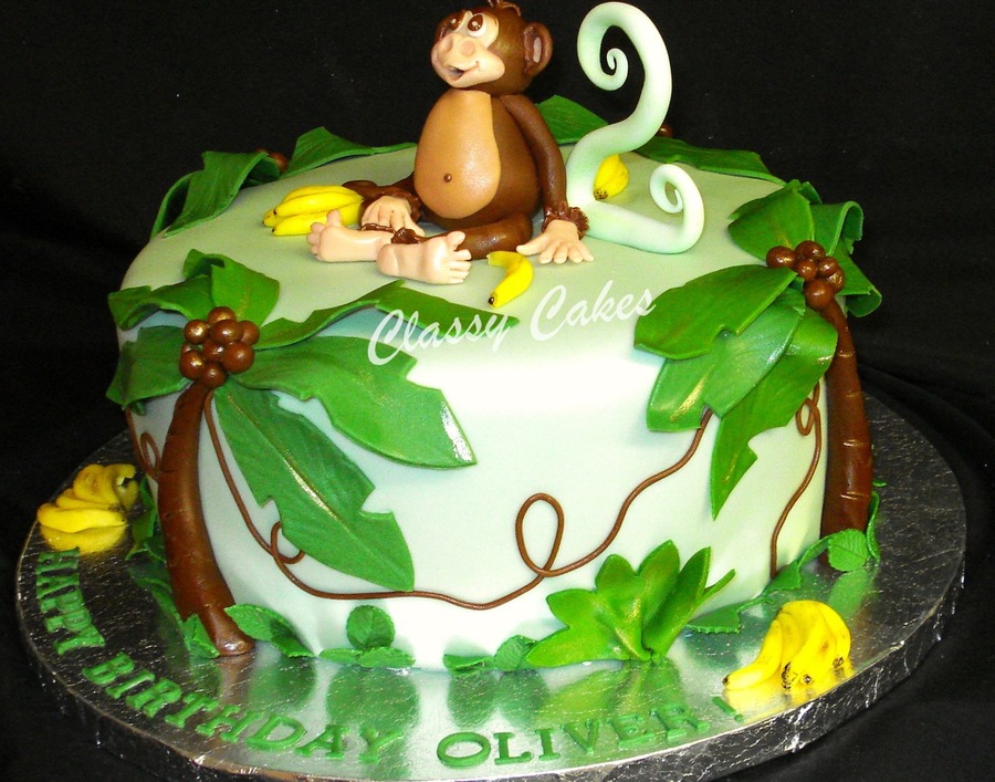 Monkey & Palm Trees - CakeCentral.com