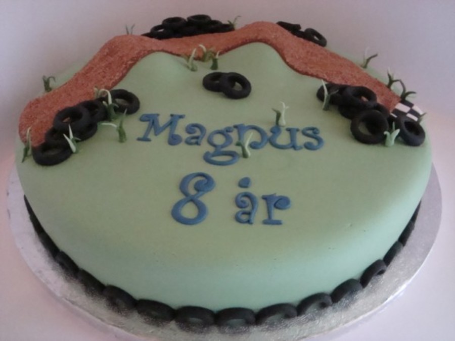 Motocross Cake For Magnus 8 Years Birthday Party - CakeCentral.com