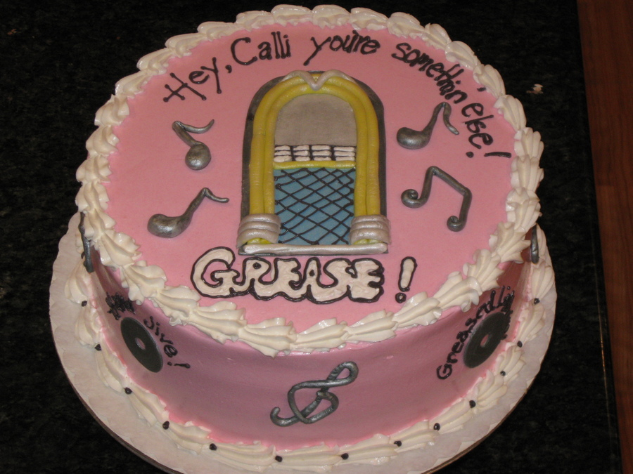 "grease" Cake - CakeCentral.com