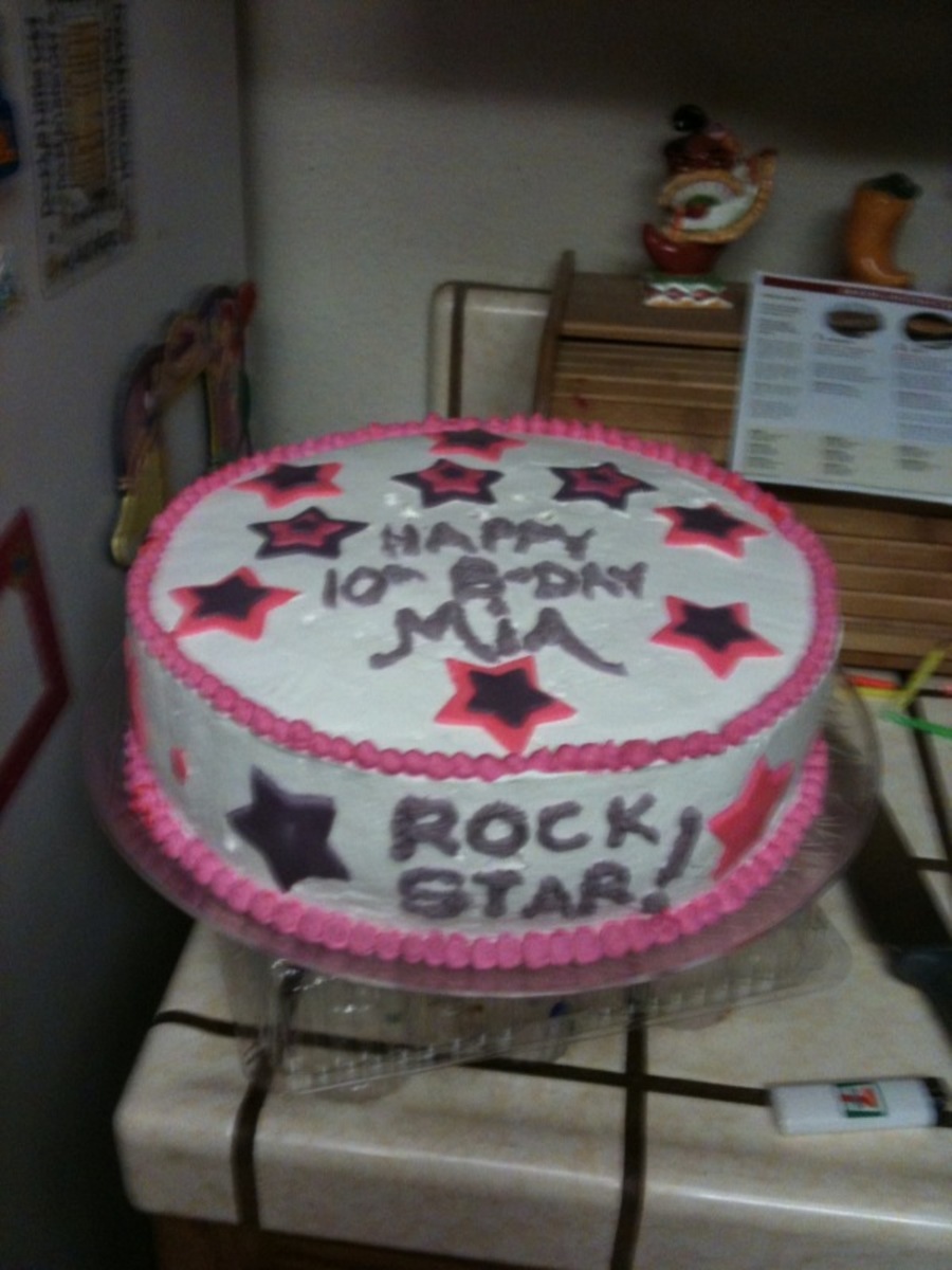 Rock Star Cake - CakeCentral.com