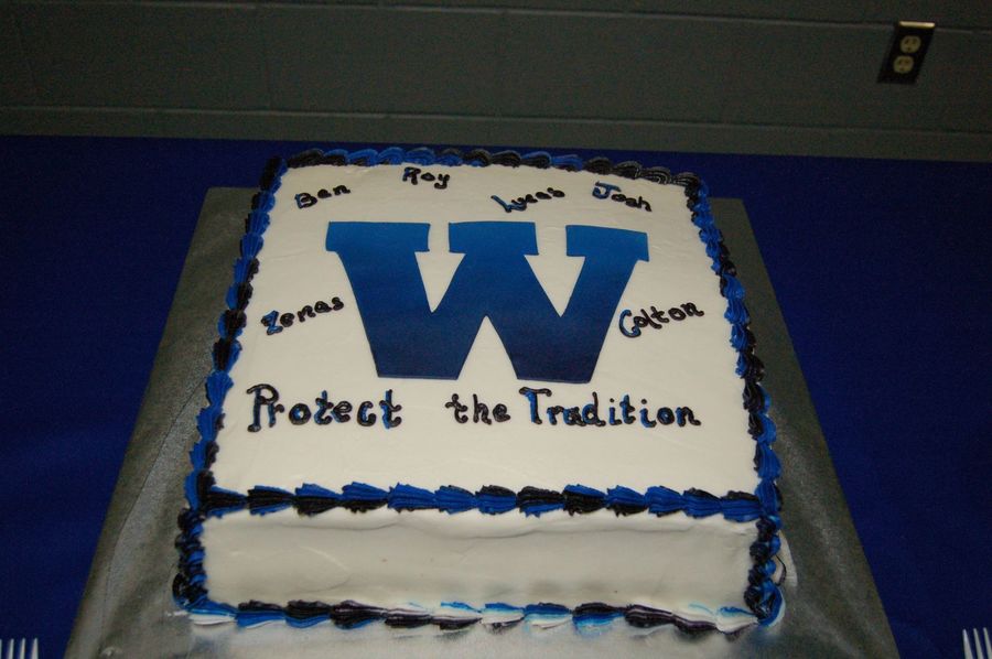 Weatherford High School Senior Night - CakeCentral.com