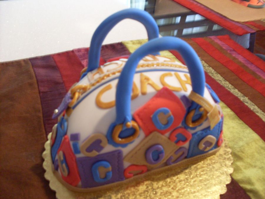 Fondant Purse Cake - CakeCentral.com