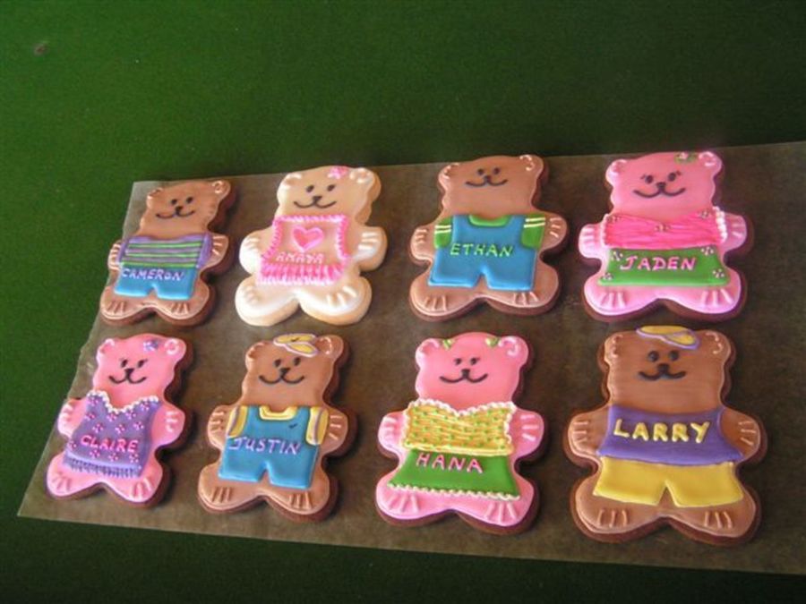 Teddy Bear Cookies - CakeCentral.com