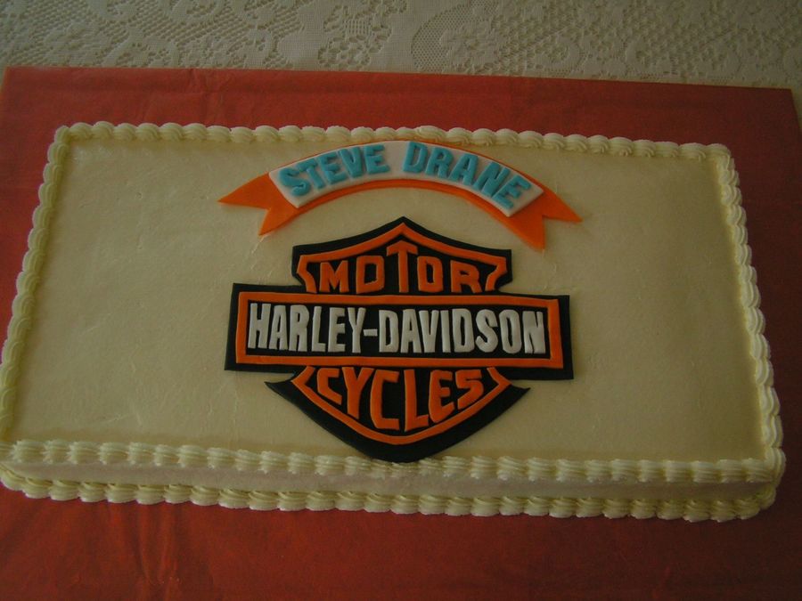 Harley Davidson Cake - CakeCentral.com