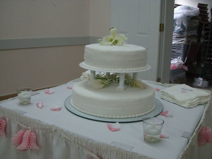 Round 2-Tier Wedding Cake - CakeCentral.com