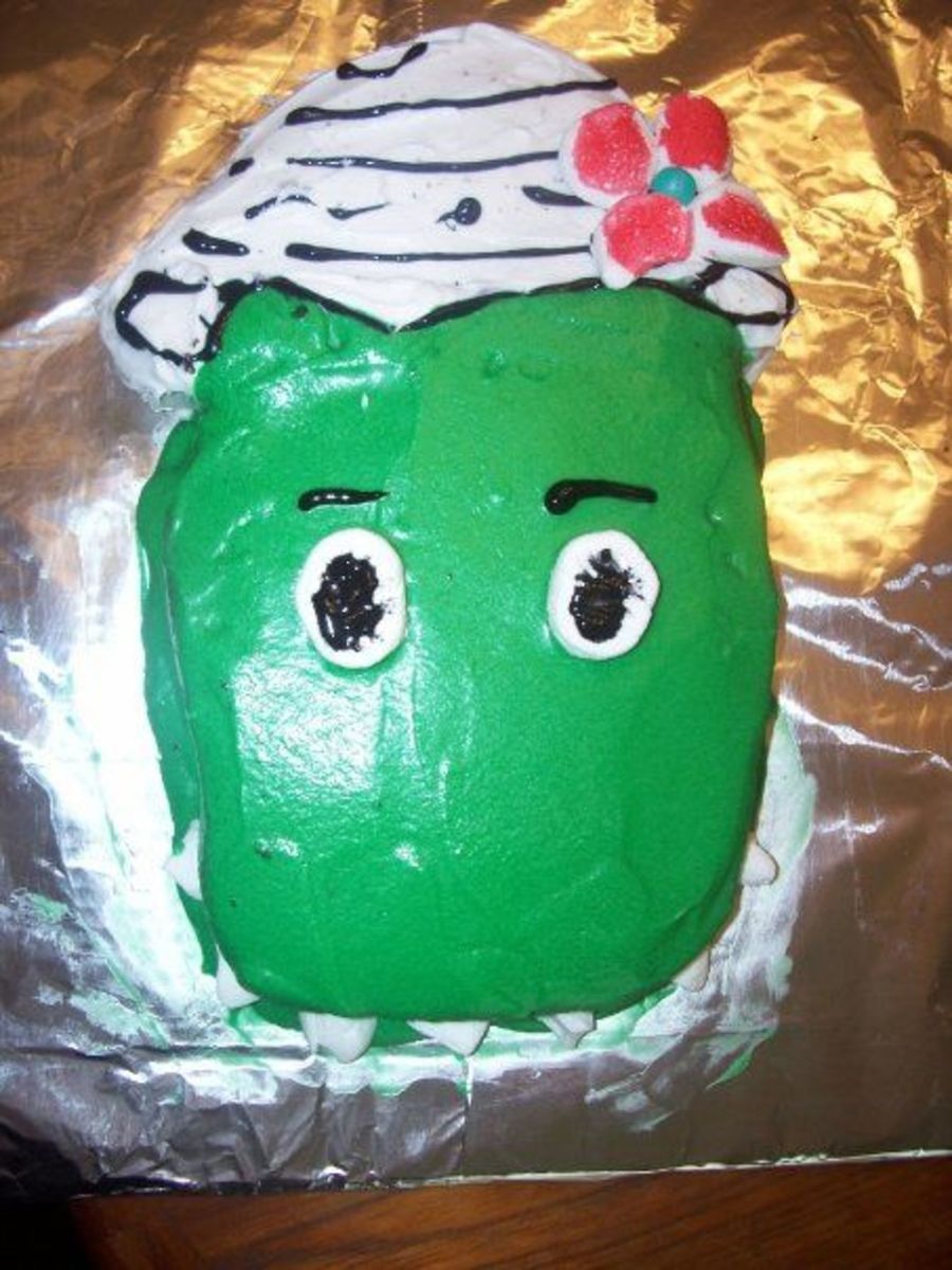 Dorothy The Dinosaur Cake - CakeCentral.com