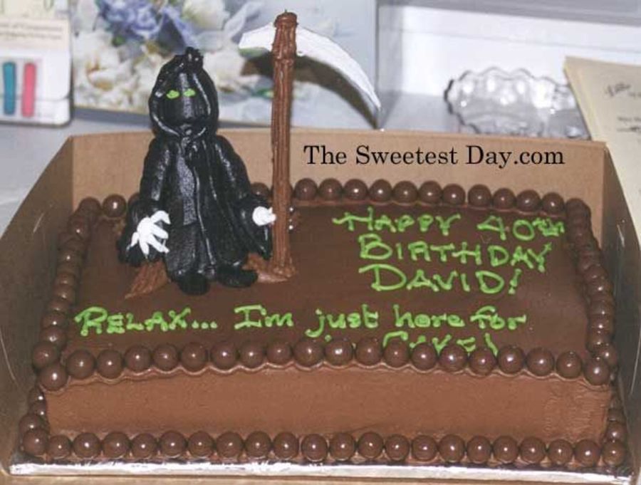 Grim Reaper Cake - CakeCentral.com