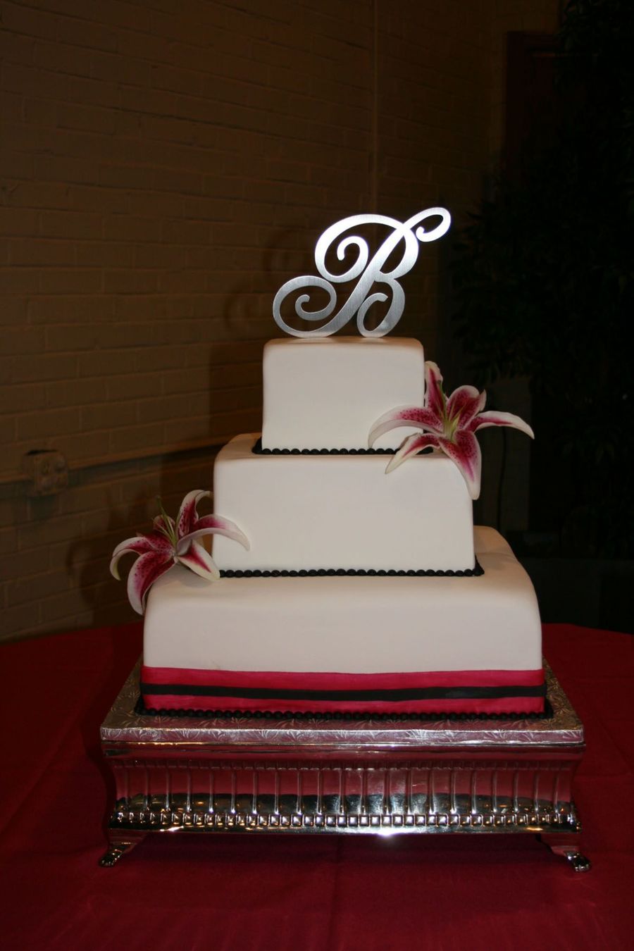 Simple Square Fondant Cake - CakeCentral.com