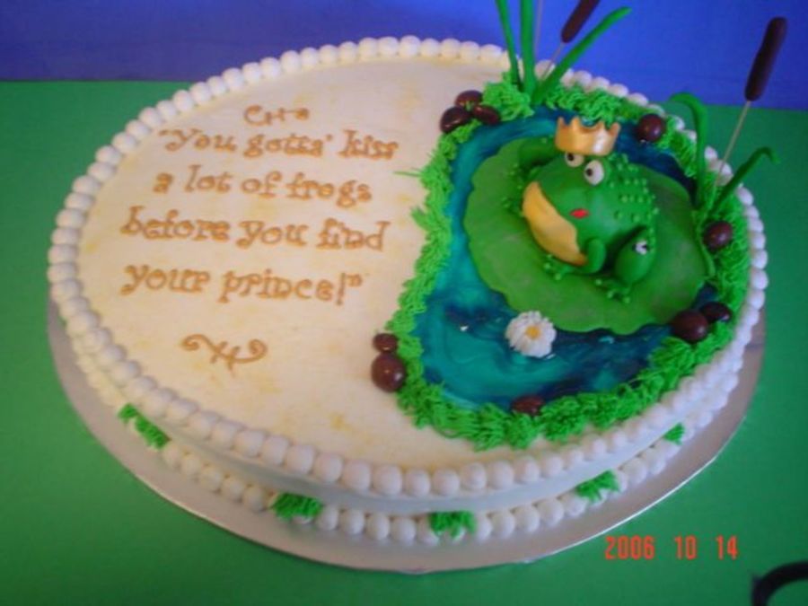 Frog Prince Bridal Shower - CakeCentral.com