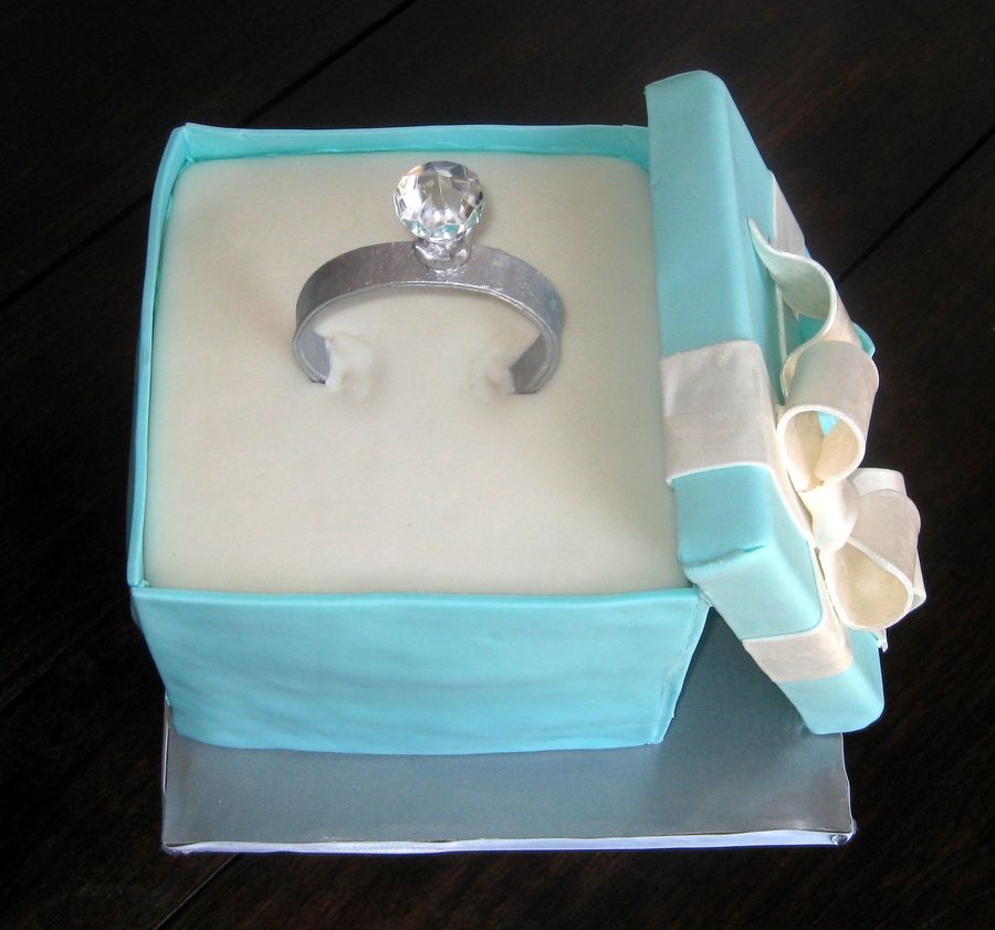 Another Ring Box Cake - CakeCentral.com