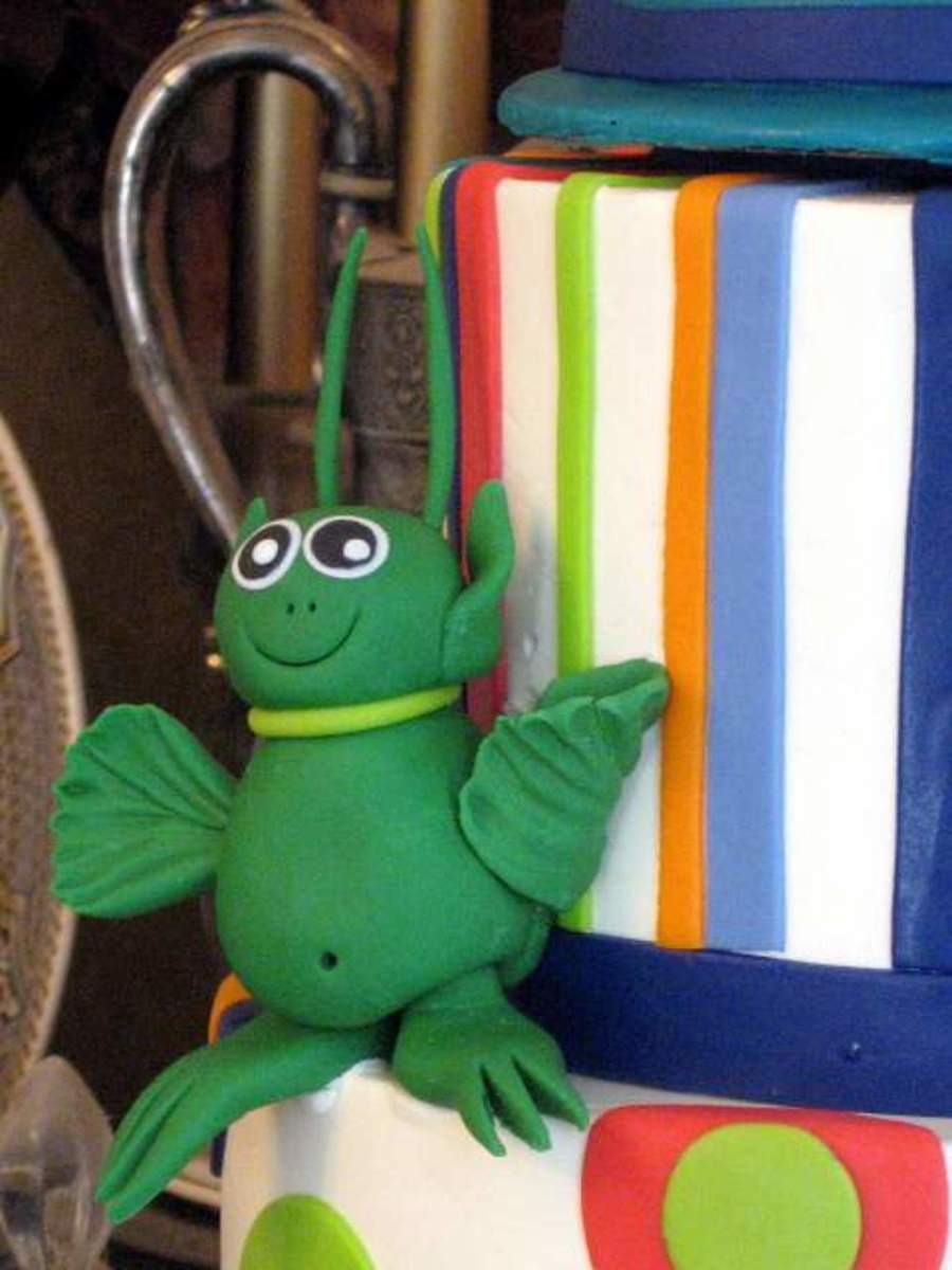 Aliens And Spaceship Birthday Cake - CakeCentral.com