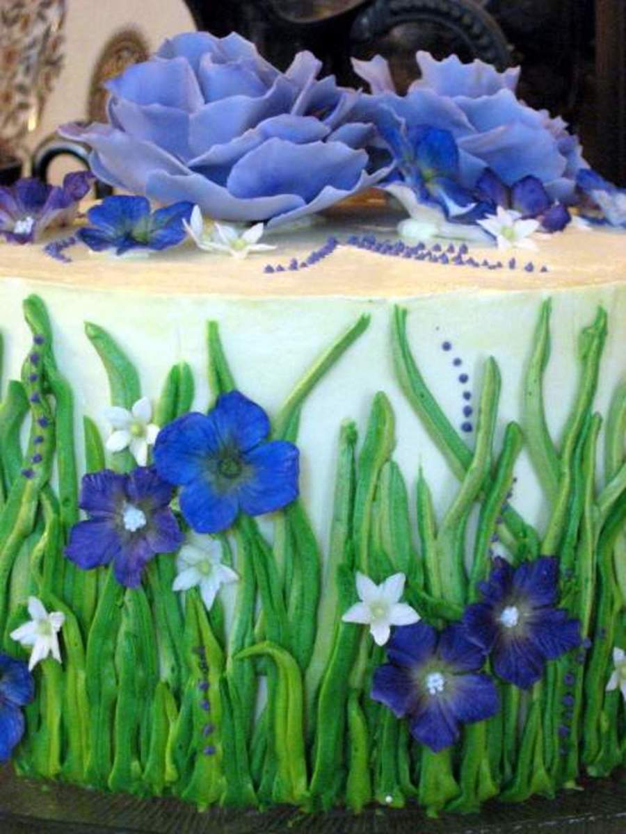 Meadow Flowers 82Nd Birthday Cake - CakeCentral.com