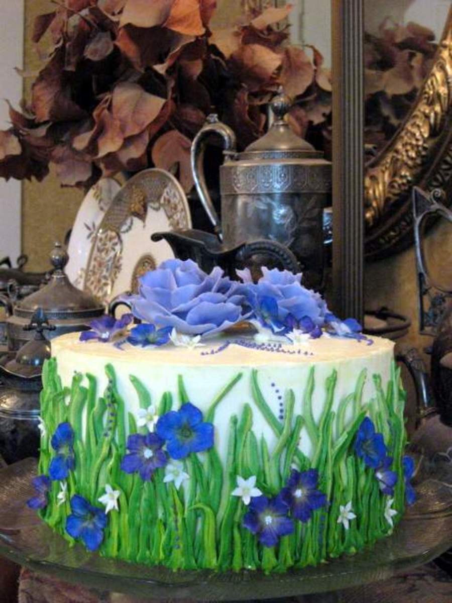 Meadow Flowers 82Nd Birthday Cake - CakeCentral.com