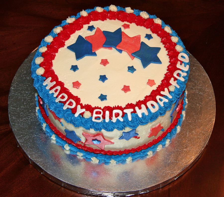 Fourth Of July Birthday Cake - CakeCentral.com