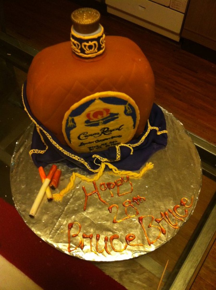 Crown Royal Birthday Cake - CakeCentral.com