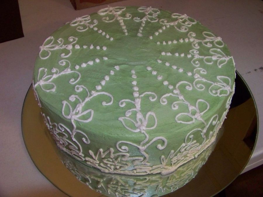 Sage Green Bridal Shower - CakeCentral.com