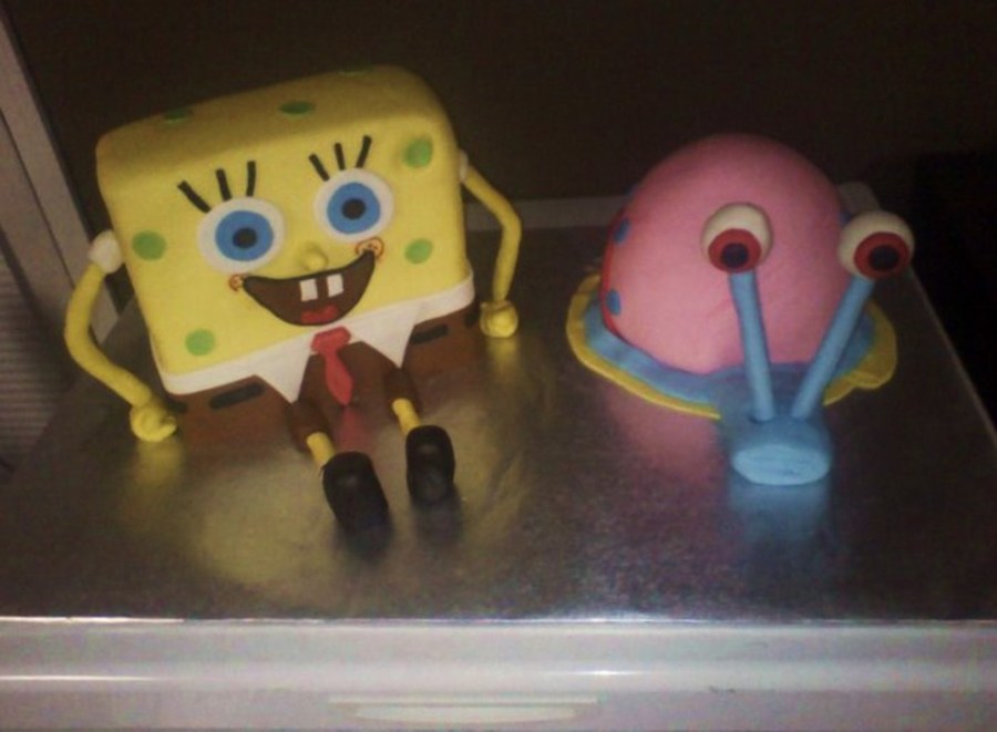 Spongebob And Gary - CakeCentral.com