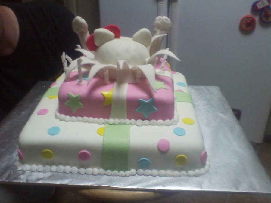Hello Kitty Present - CakeCentral.com