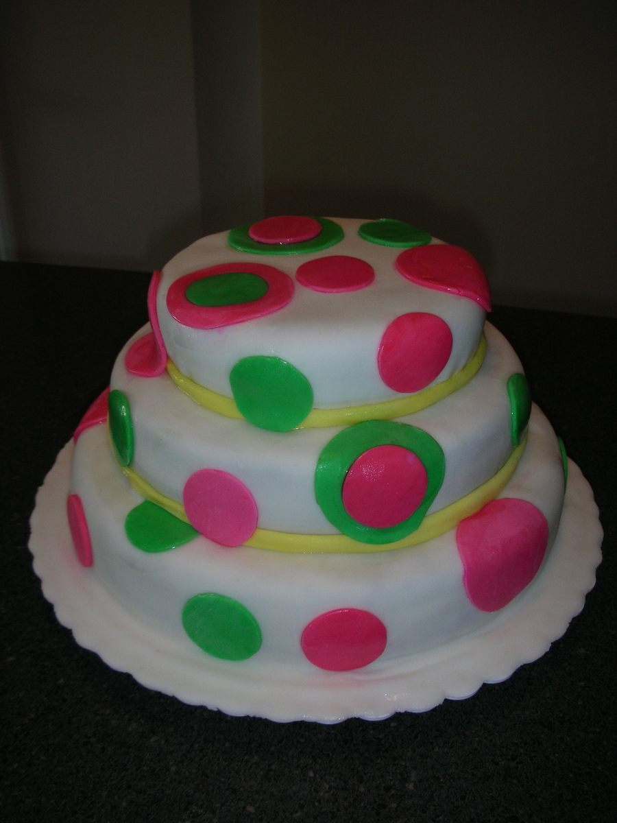 Circles And Dots - CakeCentral.com