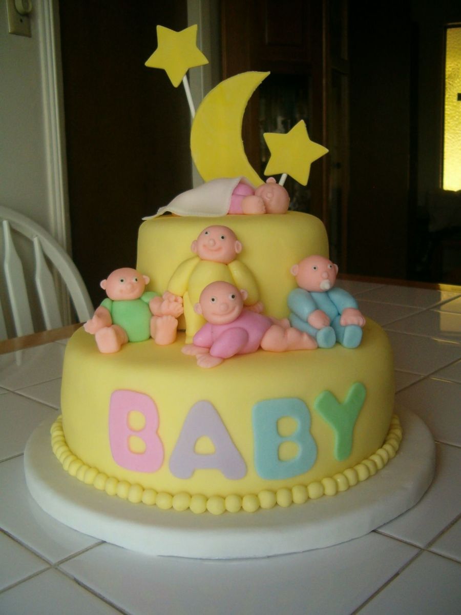 Cute Baby Shower Cake - CakeCentral.com