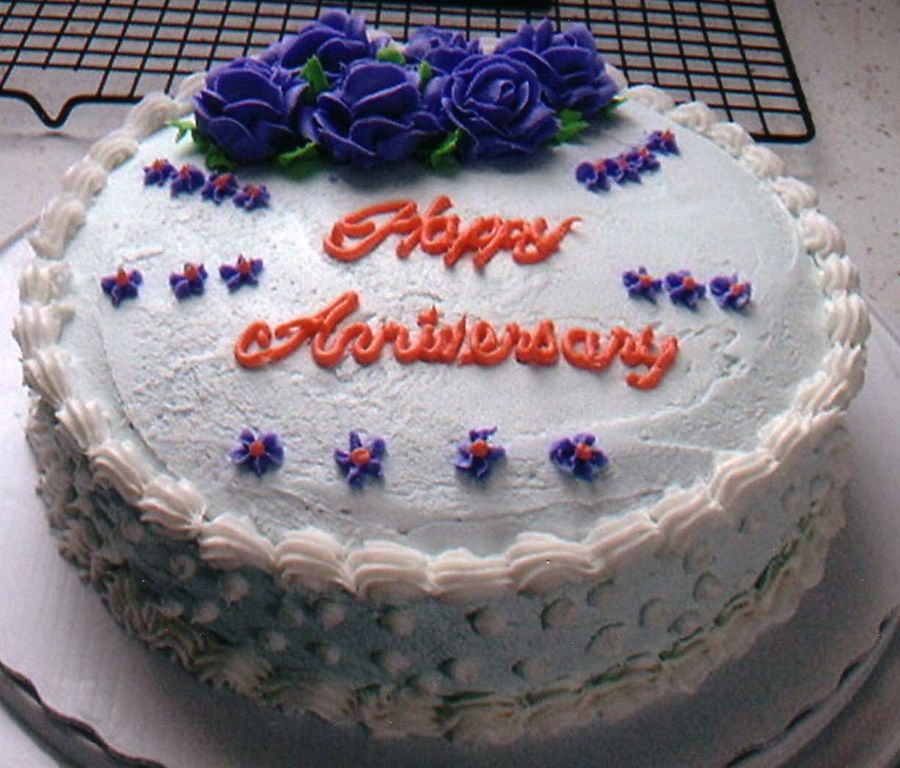 Anniversary Cake - CakeCentral.com