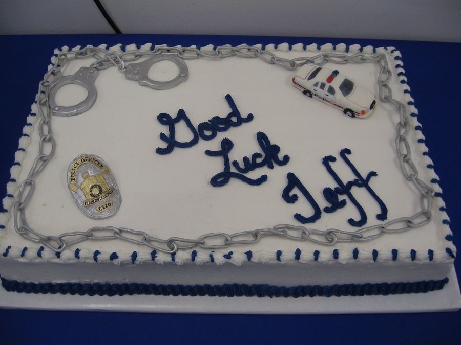 Police Officer Retirement - CakeCentral.com