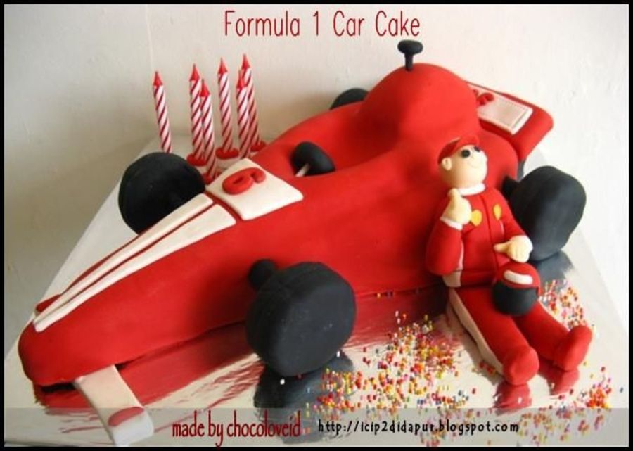F1 Car Cake - CakeCentral.com