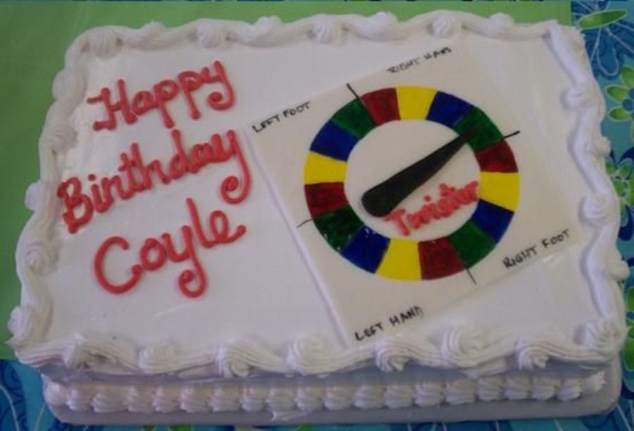 Twister Birthday Cake - CakeCentral.com