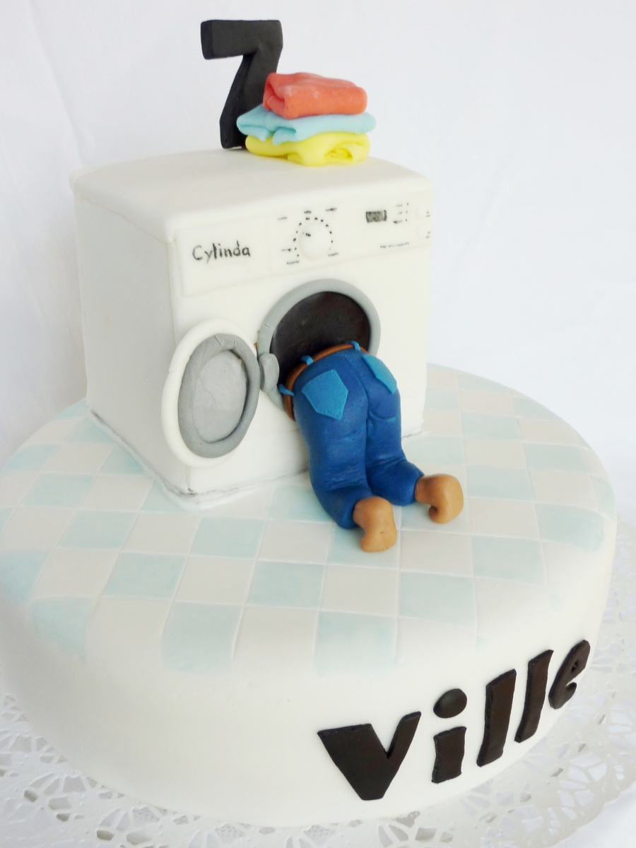 Washing Machine Cake - CakeCentral.com
