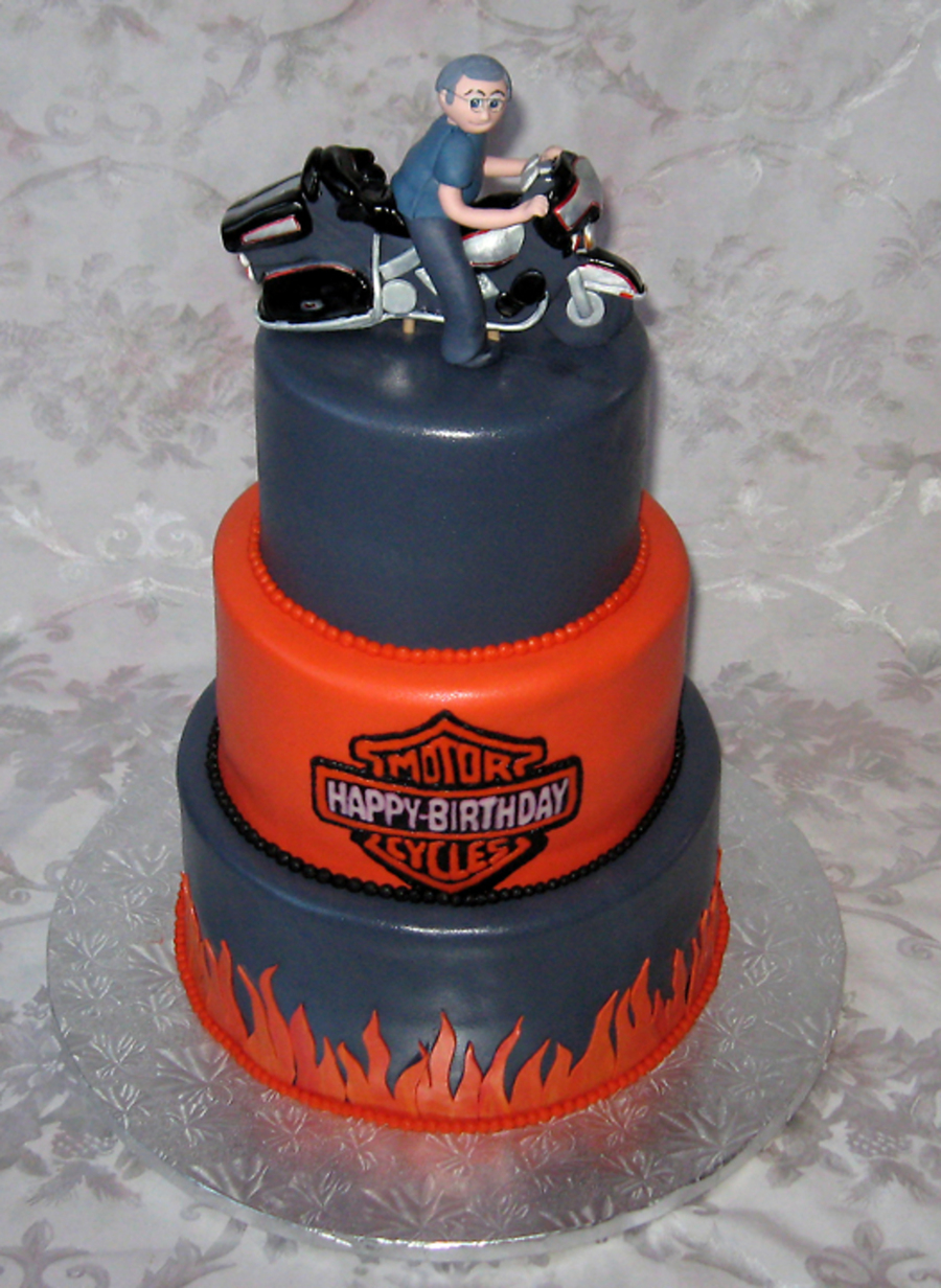 Harley Davidson Cake - CakeCentral.com