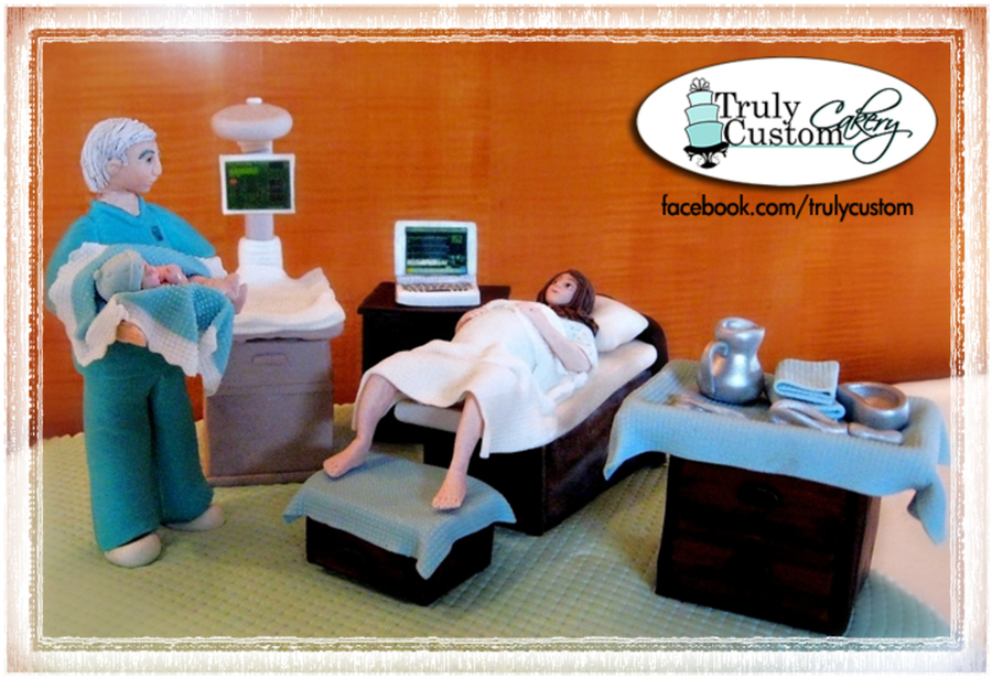 Obstetrics Doctor Retirement Cake - CakeCentral.com