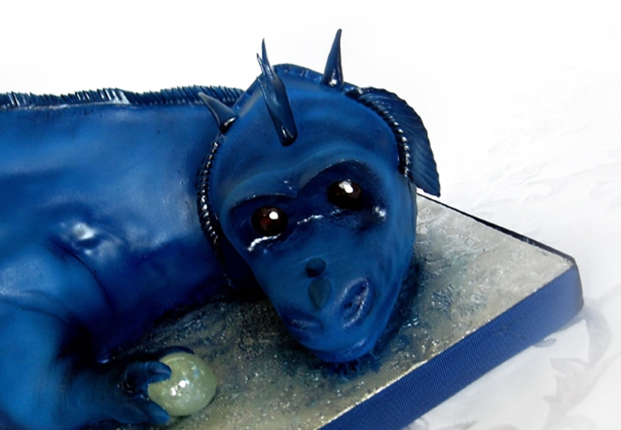 Blue Dragon Cake - CakeCentral.com