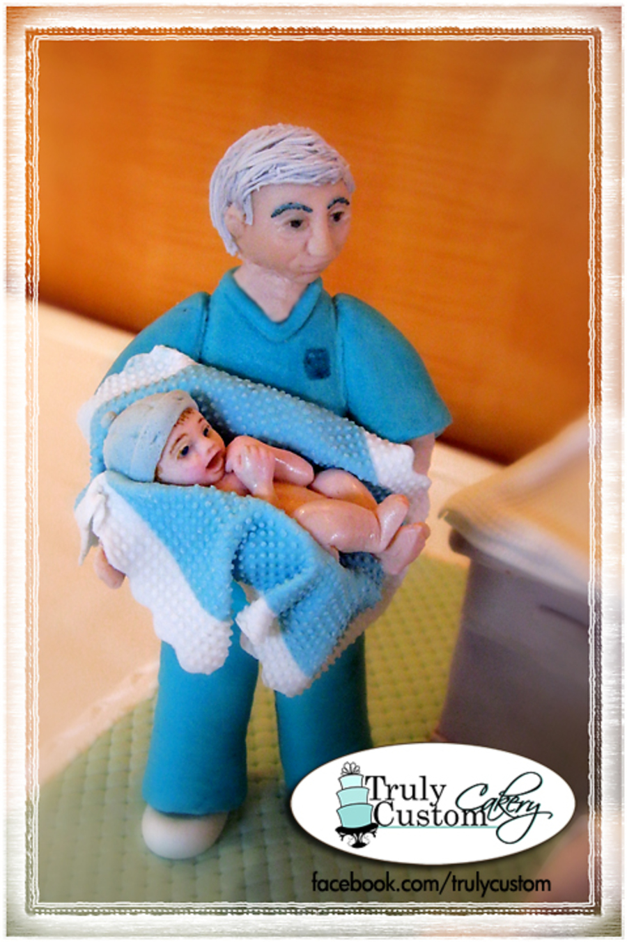 Obstetrics Doctor Retirement Cake - CakeCentral.com