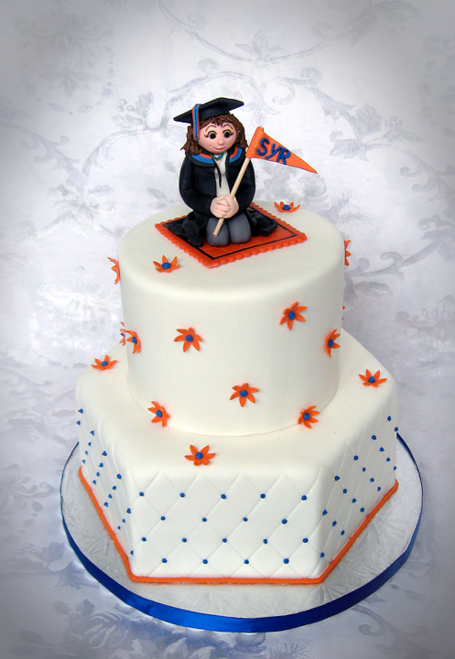 Syracuse University Graduation Cake - CakeCentral.com