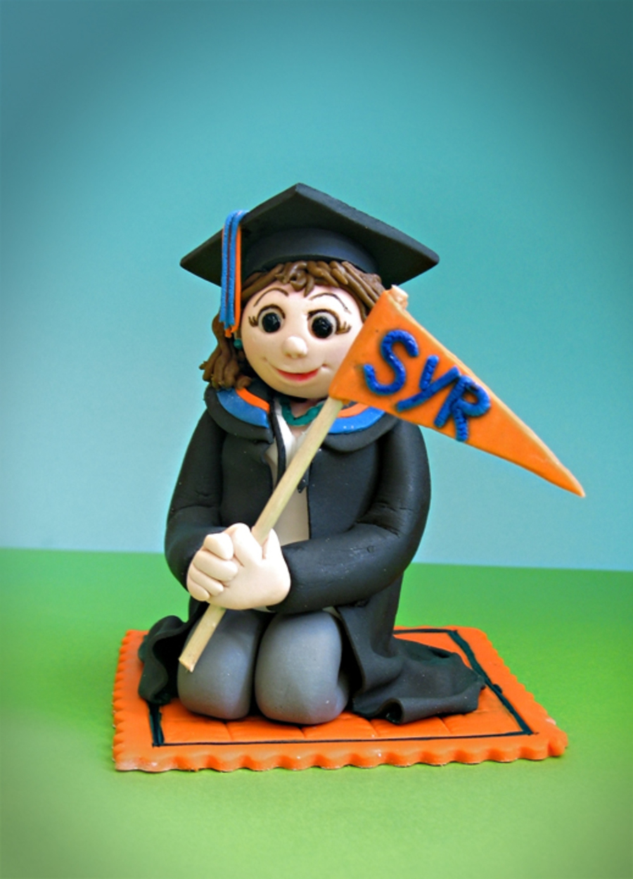 Syracuse University Graduation Cake - CakeCentral.com
