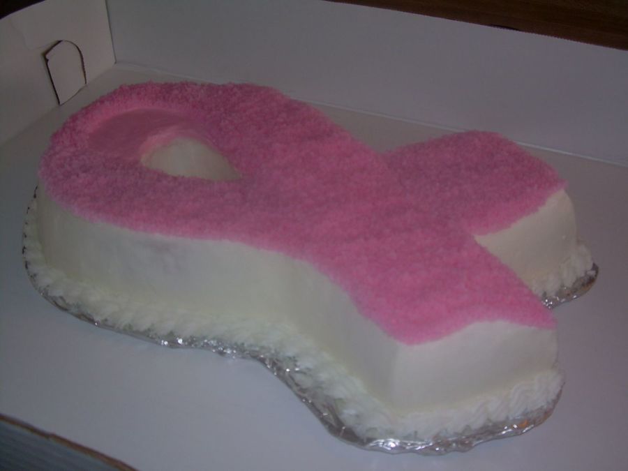 Breast Cancer Ribbon Cake - CakeCentral.com