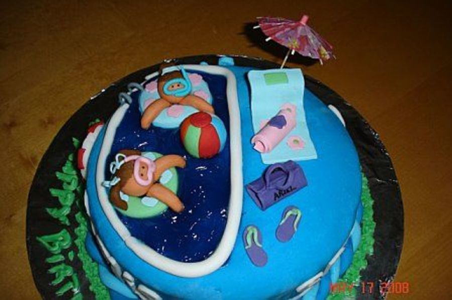 Splish Splash - Pool Party - CakeCentral.com