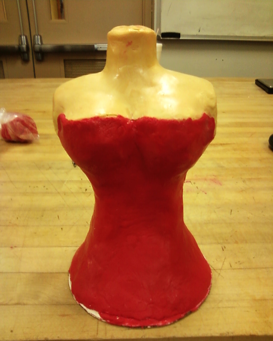 Corset Sugar Showpiece - CakeCentral.com