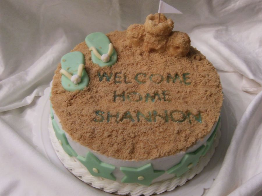 Beach Scene Cake - CakeCentral.com