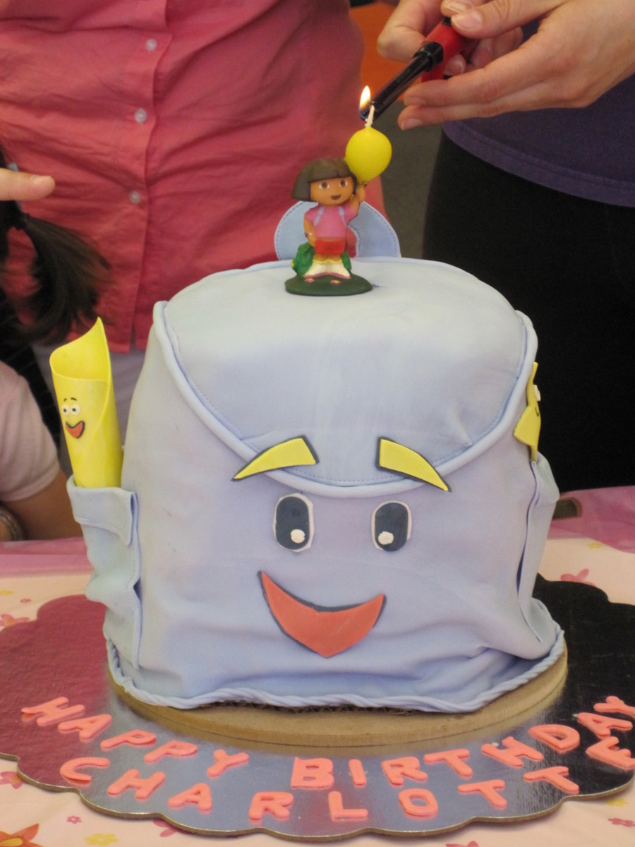 Dora's Backpack - CakeCentral.com