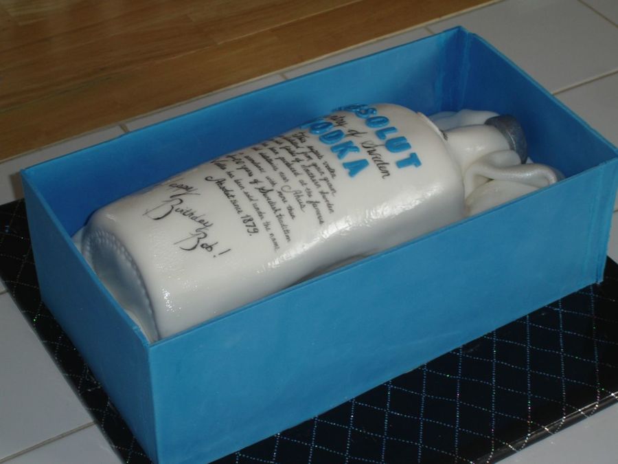 Absolut Bottle - CakeCentral.com