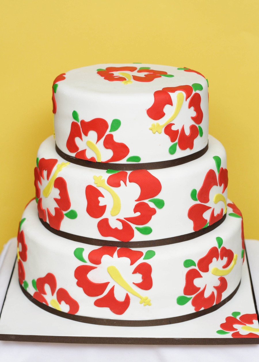 Hibiscus Cake - CakeCentral.com