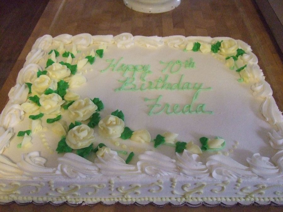 Sheet Cake - CakeCentral.com