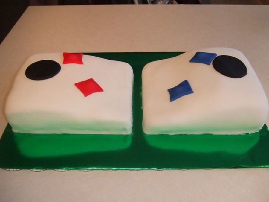 Cornhole Cake - CakeCentral.com
