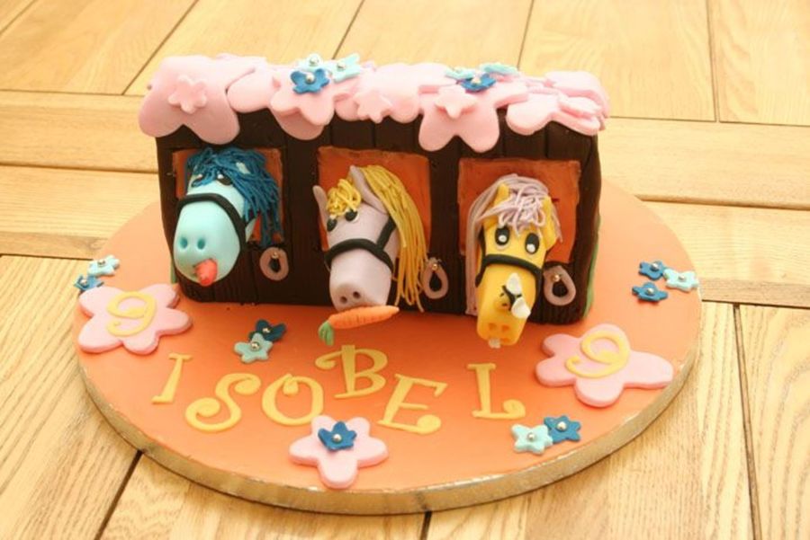 Little Girls Horse Cake - CakeCentral.com
