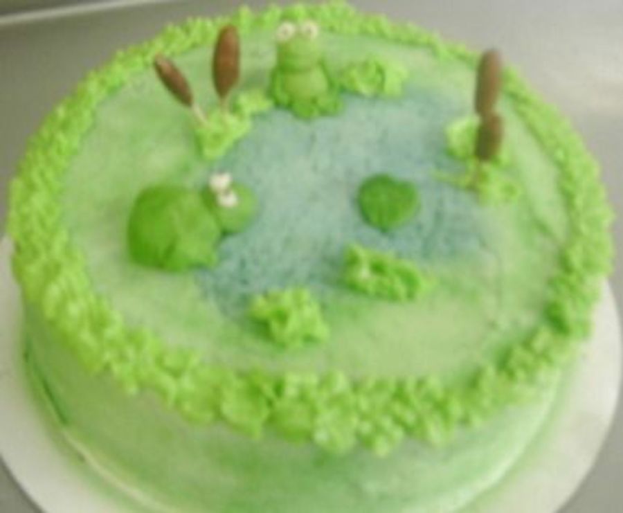 Frog Pond Cake - CakeCentral.com