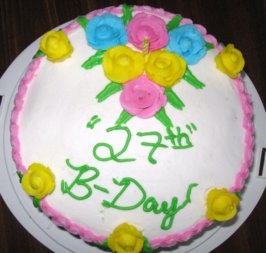 June's Birthday Cake - CakeCentral.com