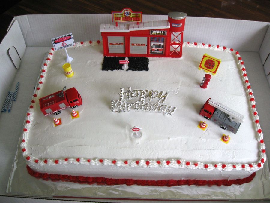 Fire Department Themed Cake - CakeCentral.com